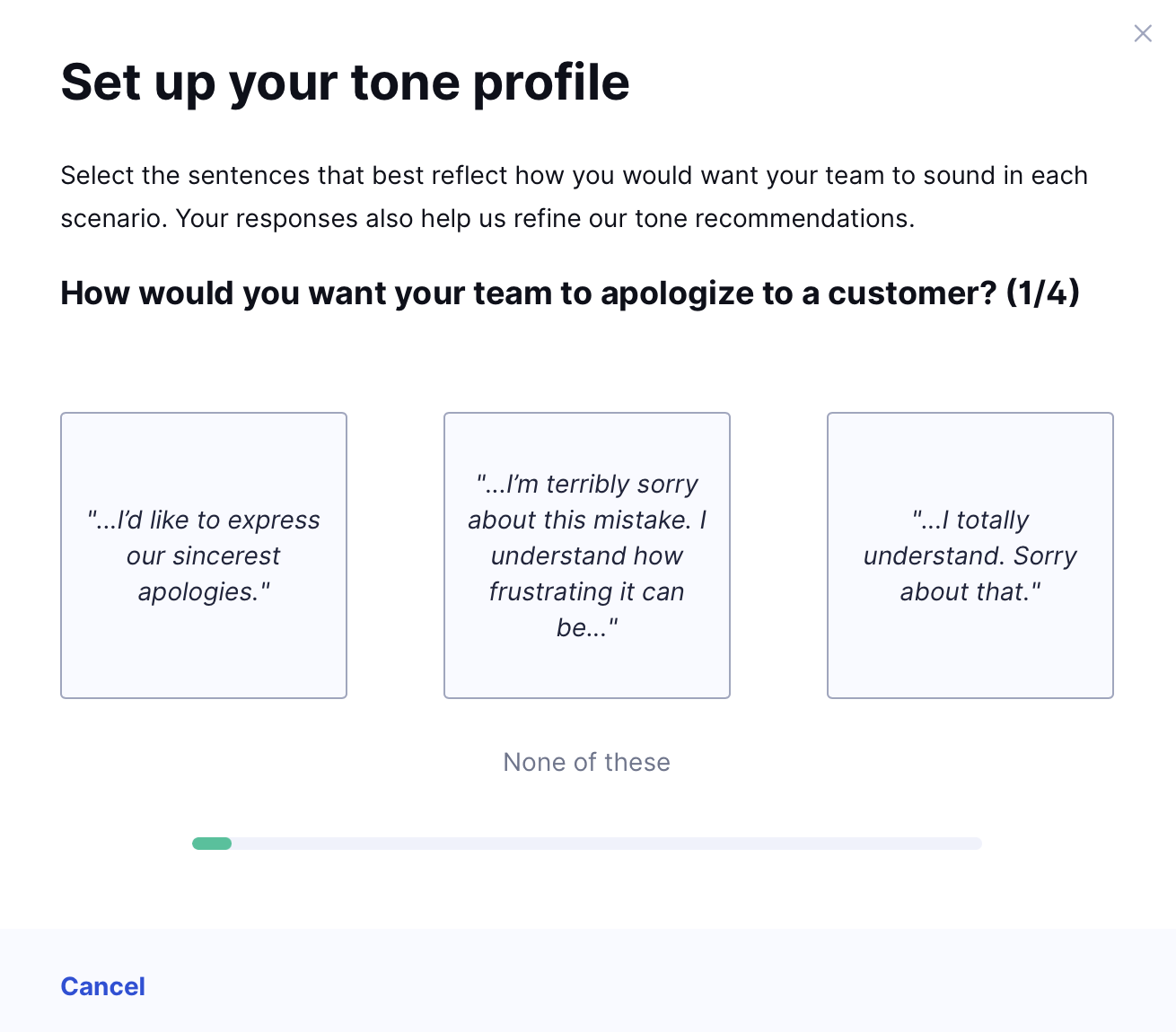 Set brand tones – Grammarly Support