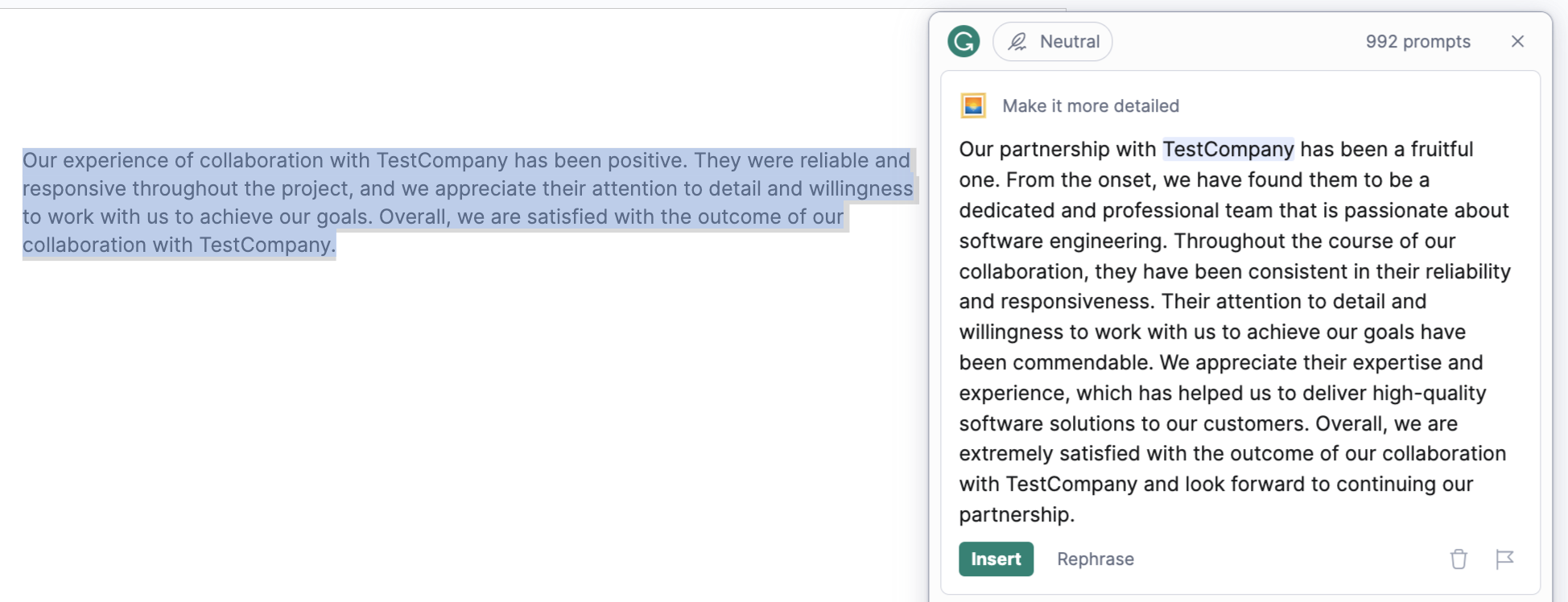 Introducing Knowledge Share – Grammarly Support