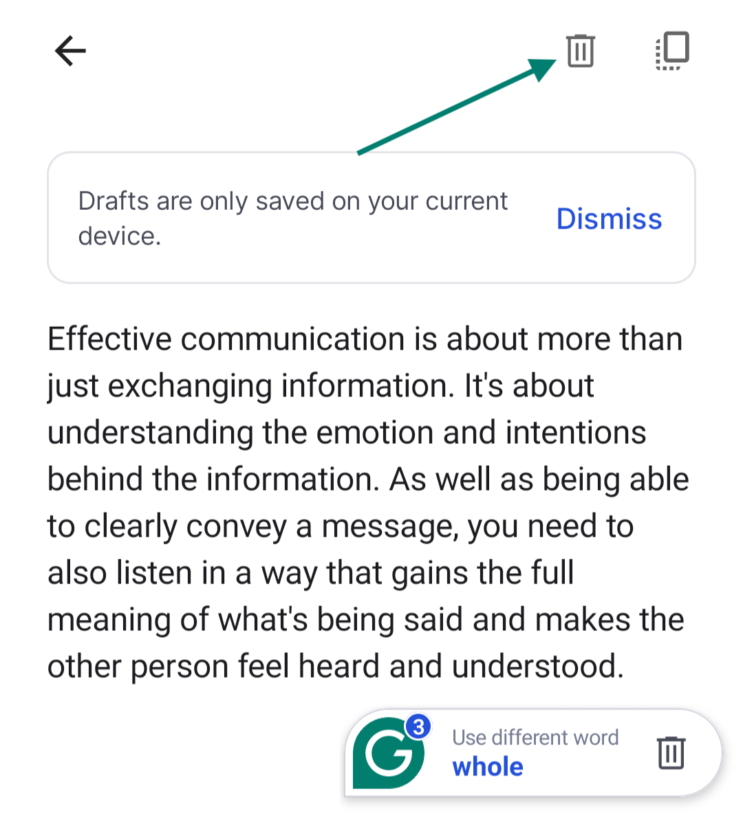 Grammarly for Android user guide – Grammarly Support