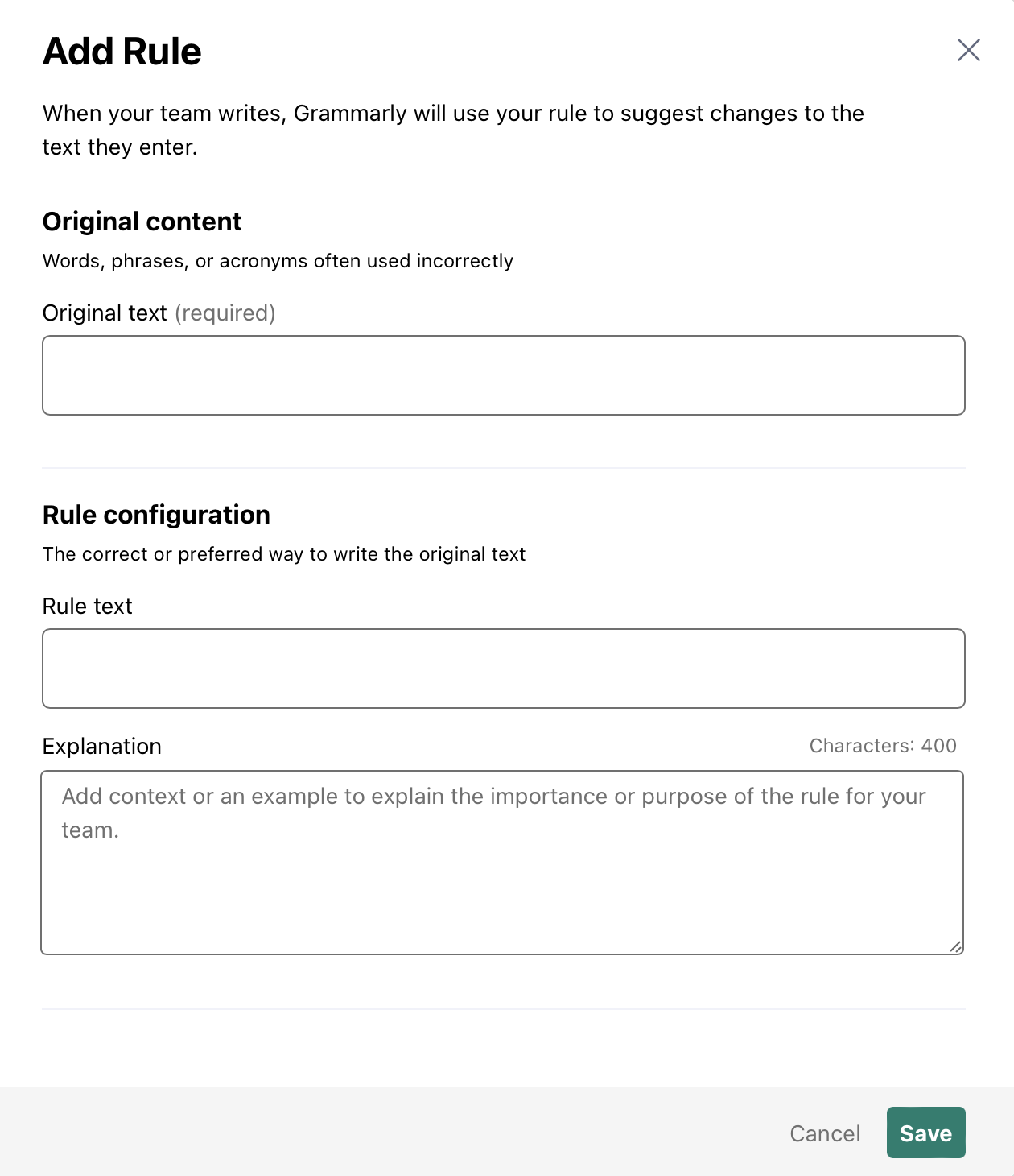 Create style rules – Grammarly Support