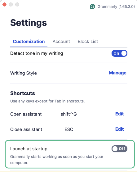 I can't uninstall Grammarly for Mac – Grammarly Support
