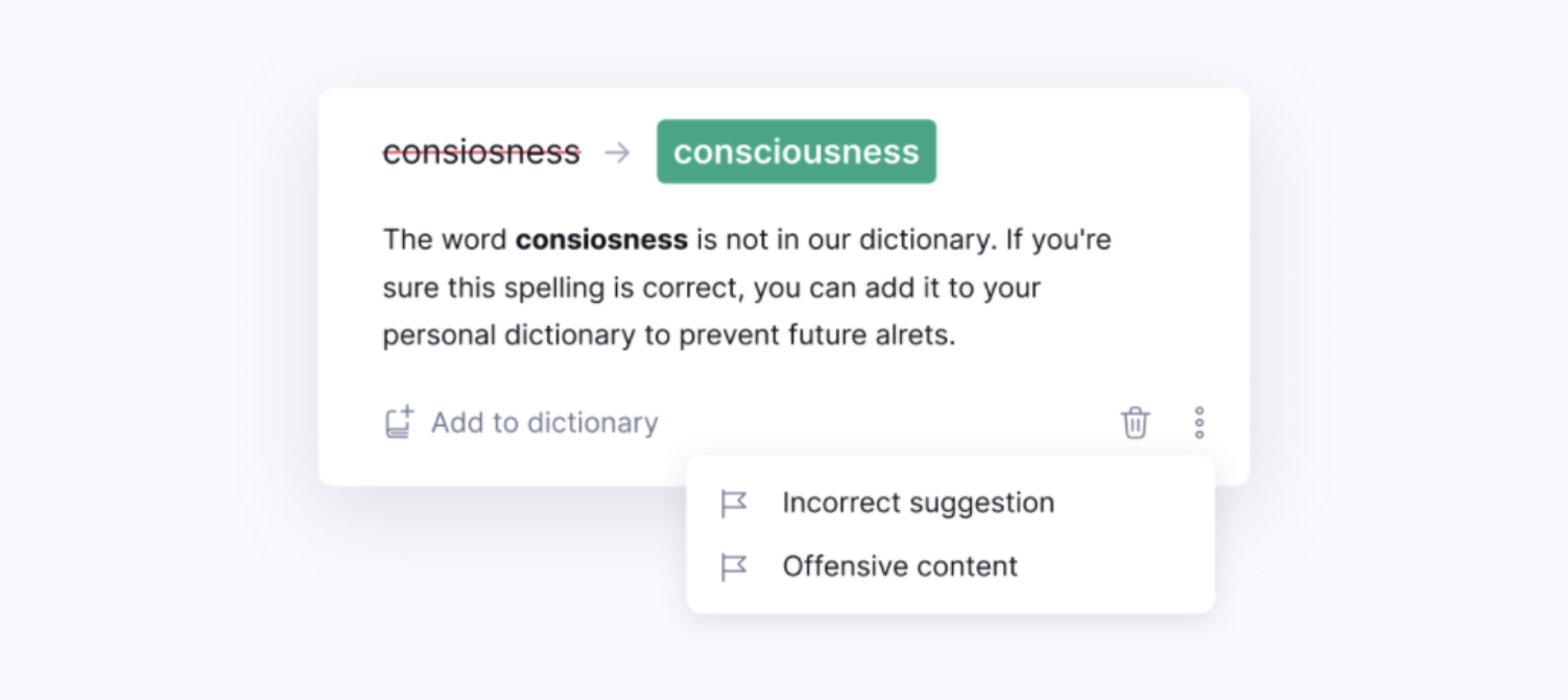 How do I use my personal dictionary? – Grammarly Support