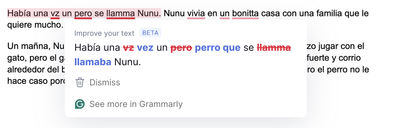 Introducing Multilingual Suggestions – Grammarly Support