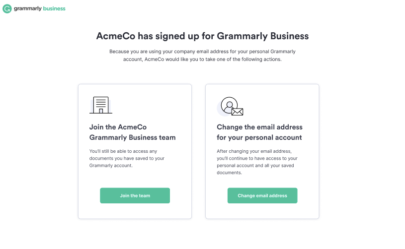My team is using single sign-on, and I can’t log in – Grammarly Support